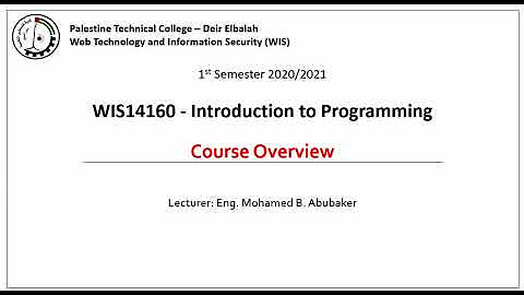 Introduction to Programming - Java مقدمة في البرمجة - YouTube