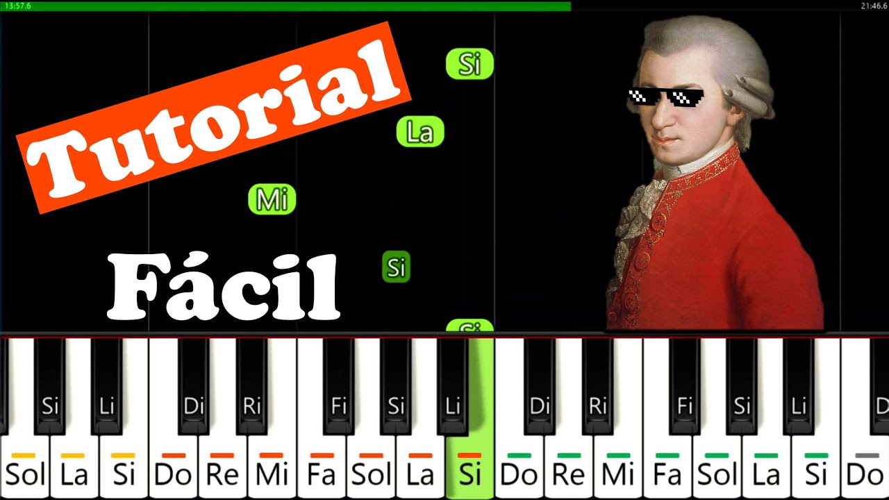 Marcha Turca de Mozart en Piano 🎹 TUTORIAL | Rondo Alla Turca | FACIL ...