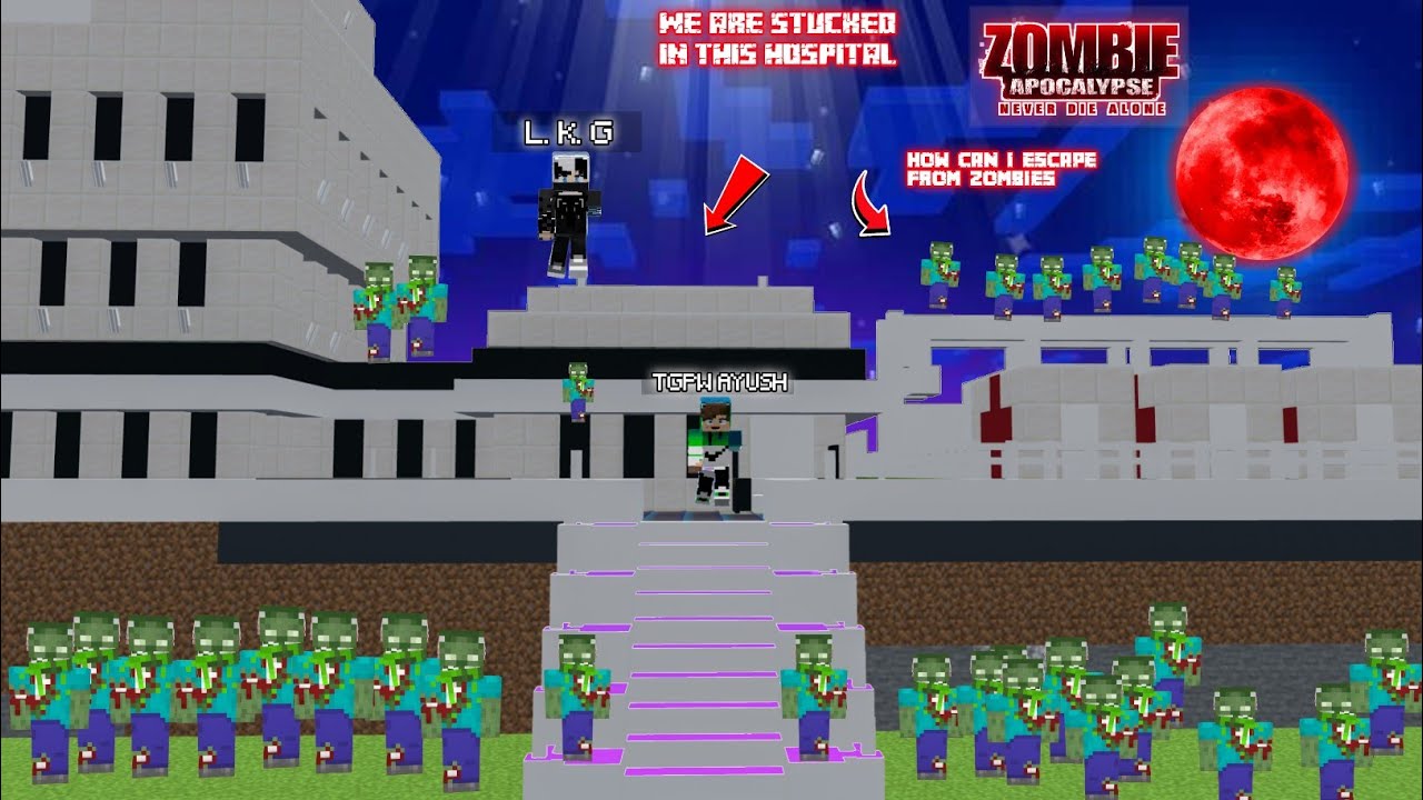 We are stucked in this hospital || how can I escape from zombies ...