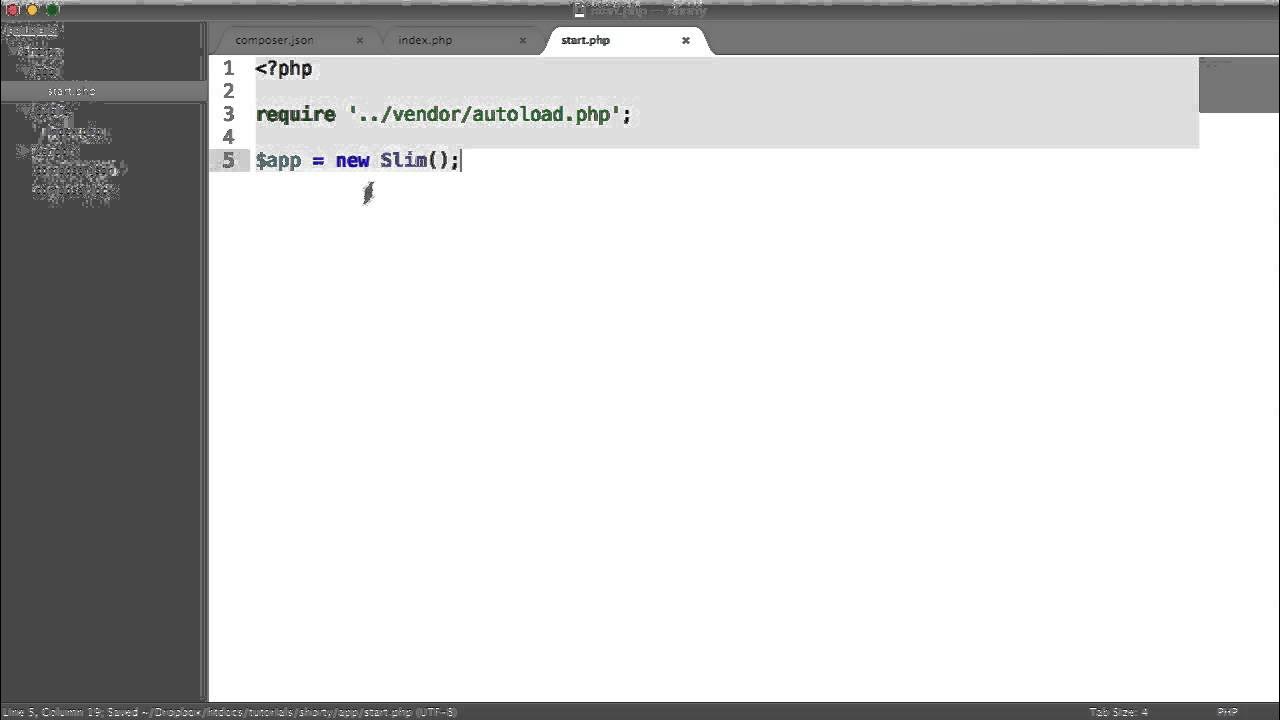 Create a URL Shortener API in PHP: Setting Up (3/11) - YouTube