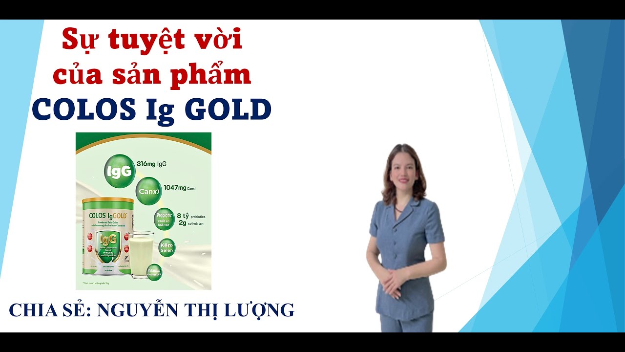 Sự tuyệt vời của sản phẩm Co Los Ig GOLD - YouTube
