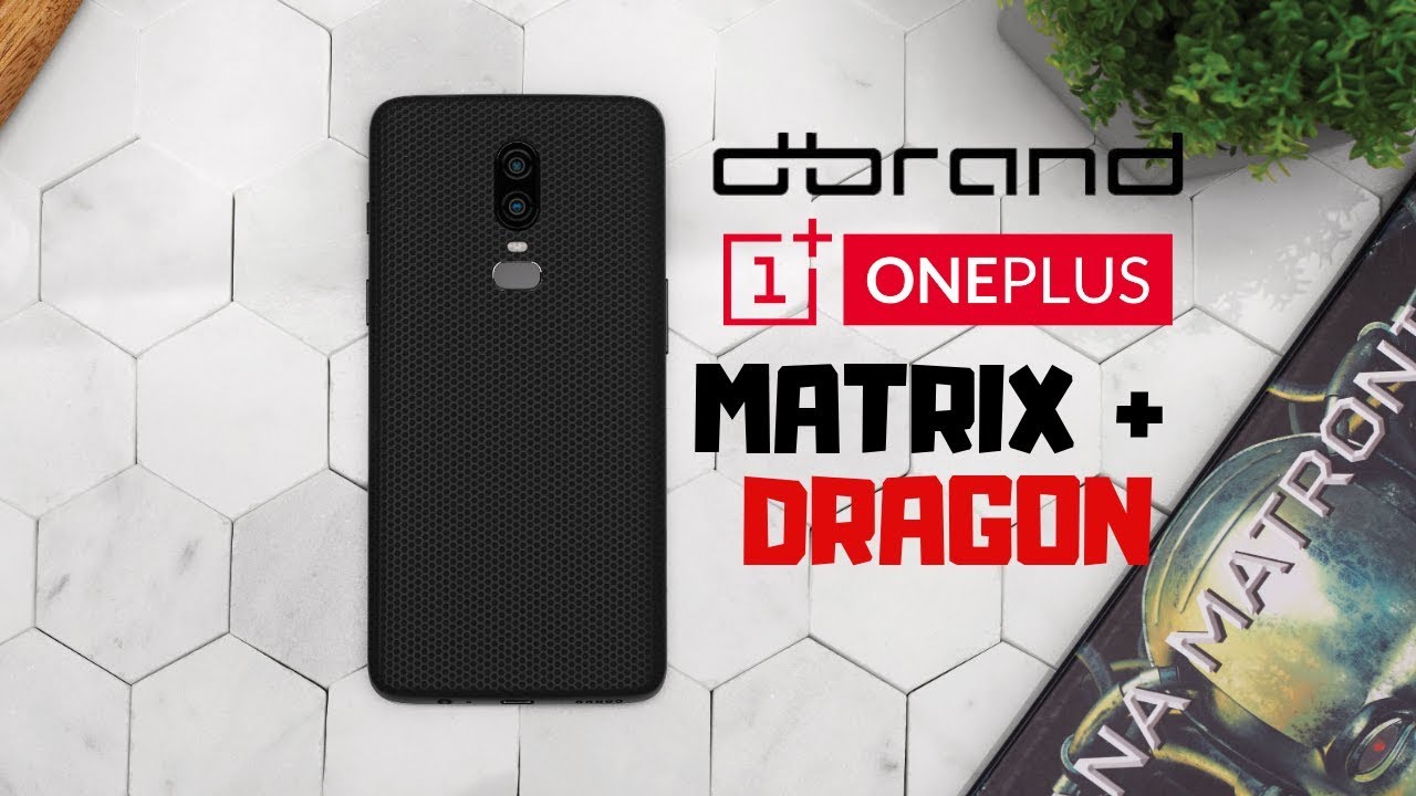 OnePlus 6T dbrand Black Matrix Skin Application - YouTube