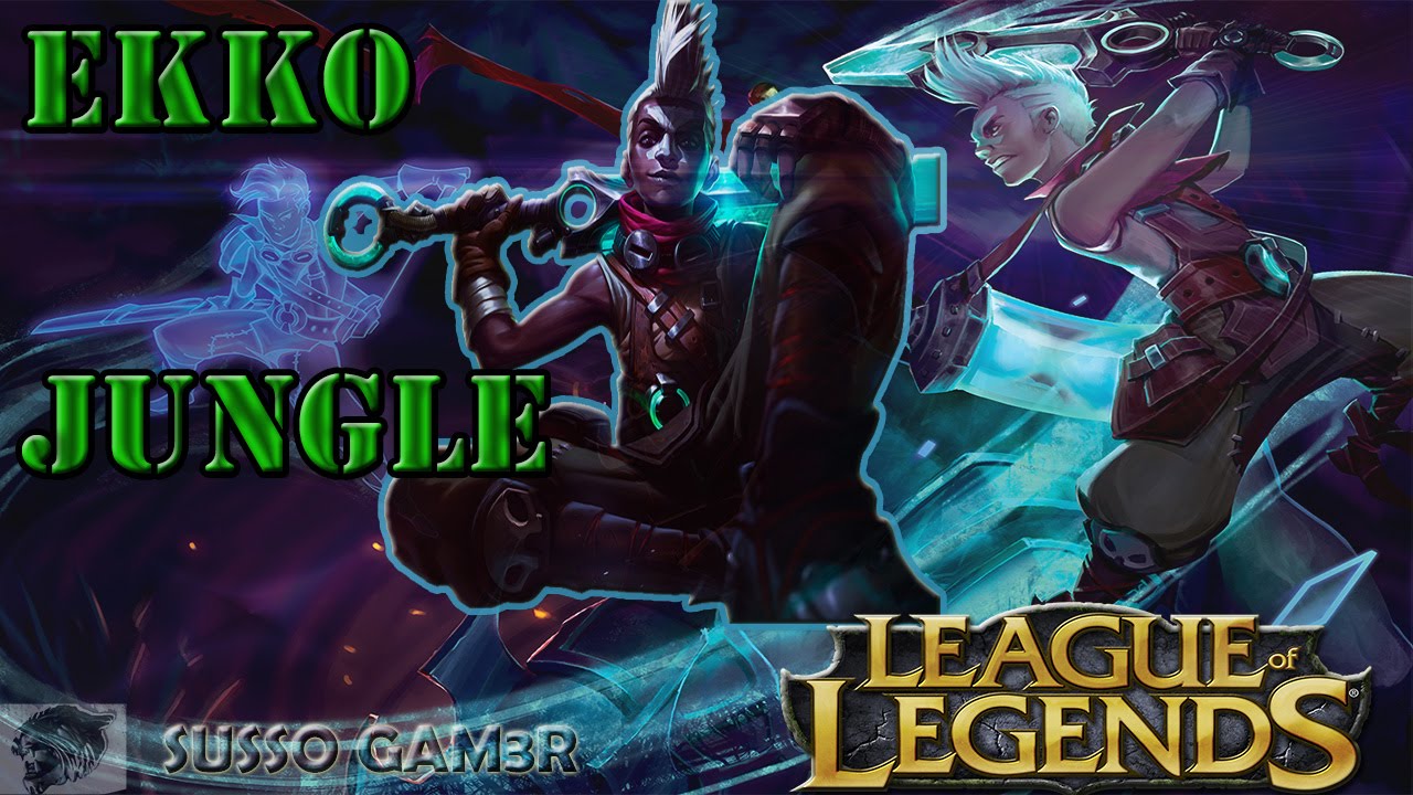 LEAGUE OF LEGENDS | Ekko Jungle | S6 5.23 En español Probando runas ...