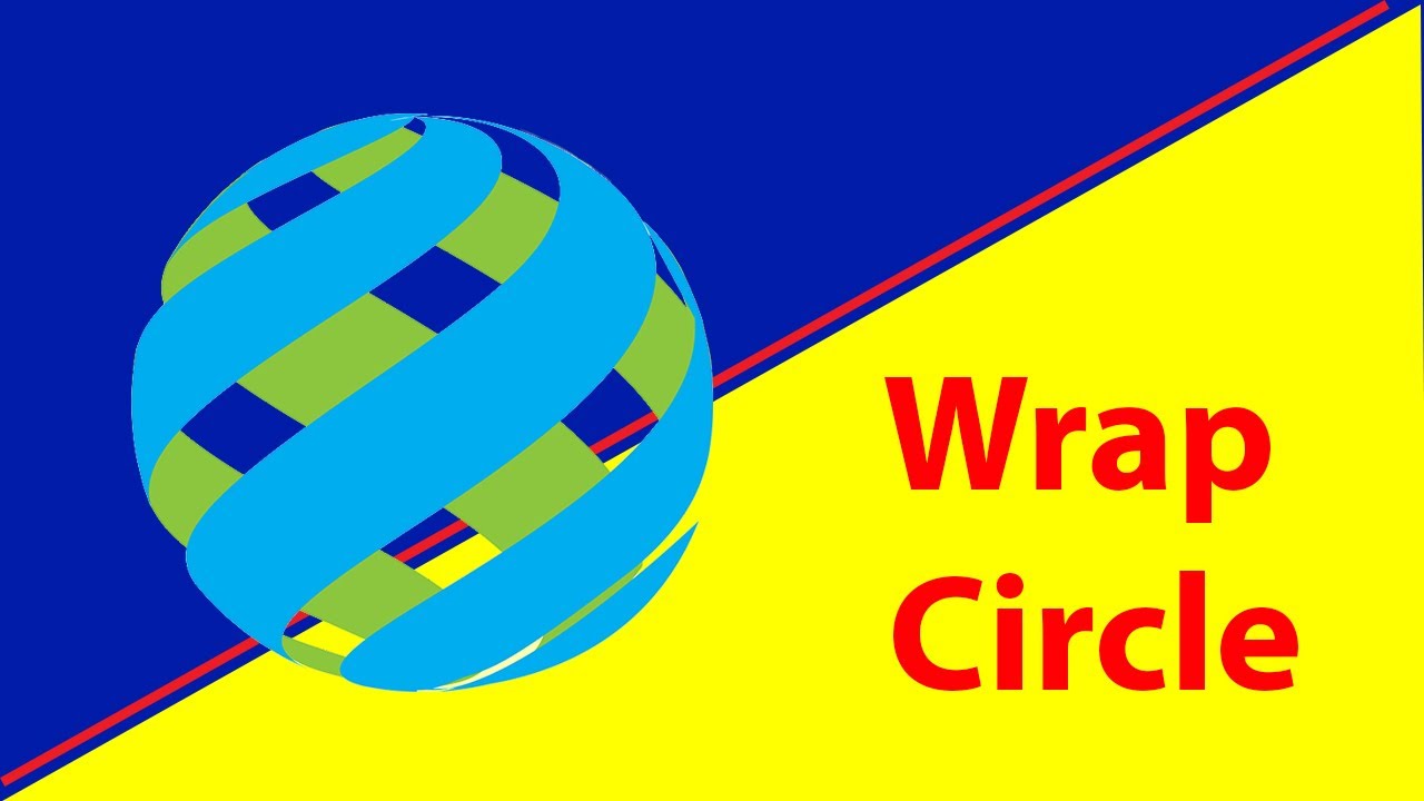 Wrap Circle Logo Design | 3 D logo Design | Adobe Illustrator | S ...