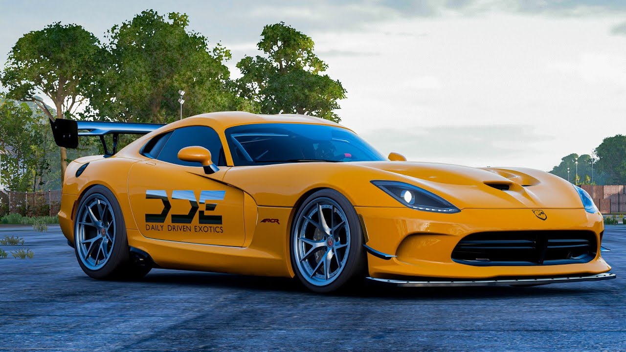 DDE Drift Viper Cinematic Daily Driven Exotics Dodge Viper Forza ...