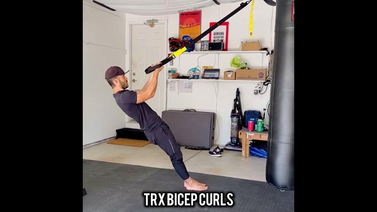 TRX Bicep Curls - YouTube
