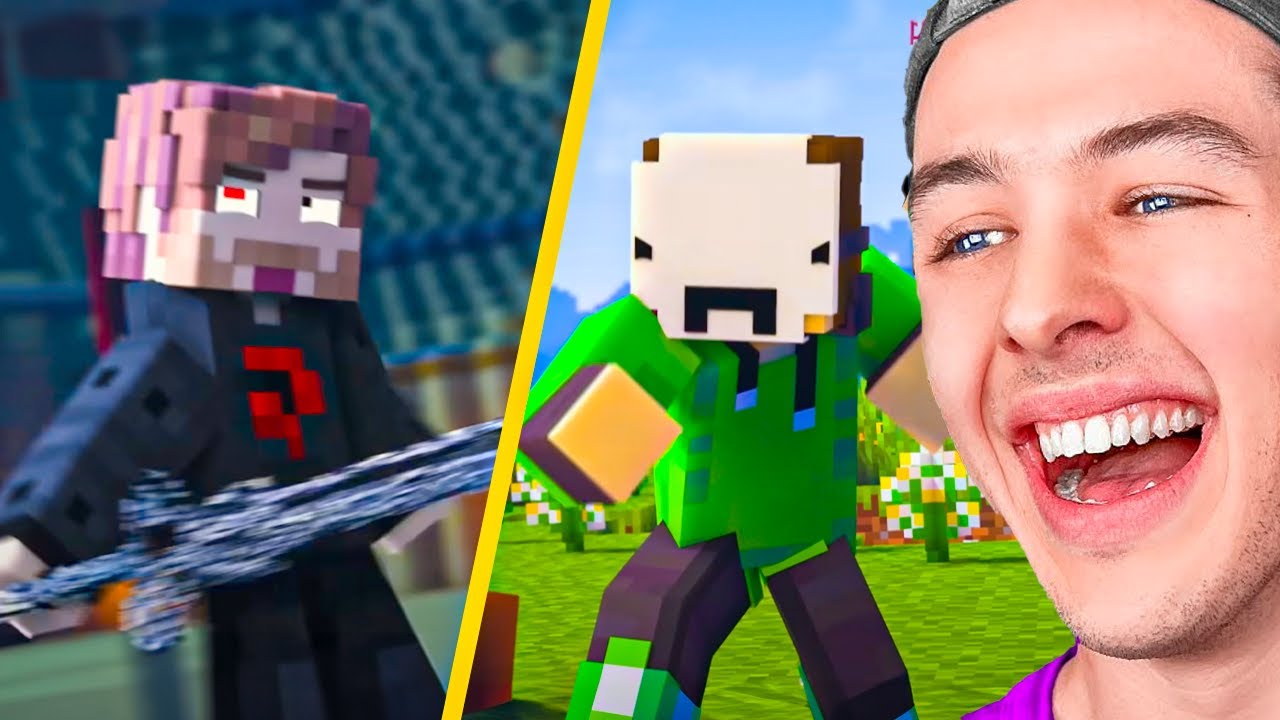 Reacting To The Most Epic Minecraft Animations Youtube