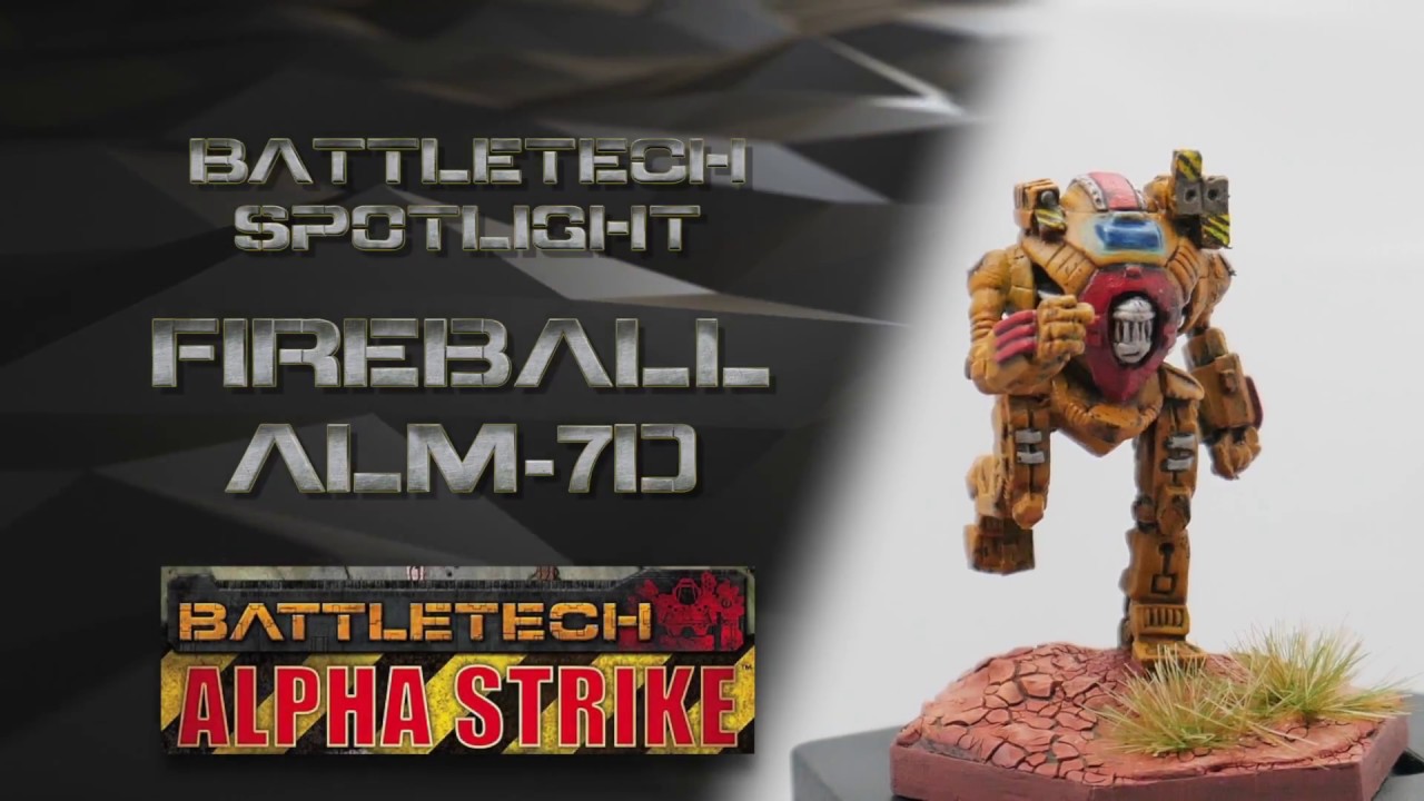 BattleTech BattleMech Spotlight - Fireball ALM-7D - YouTube