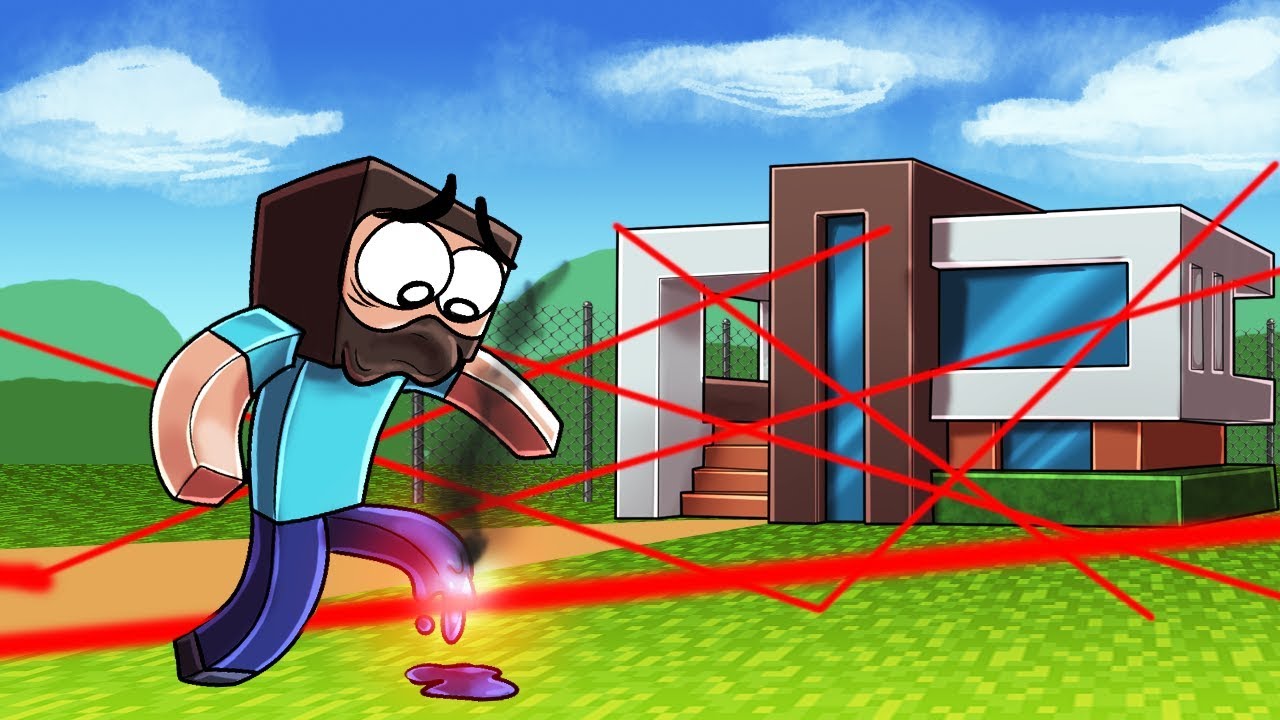 Minecraft | ULTIMATE LASER BASE DEFENSE! (Dangerous Lasers Will KILL ...