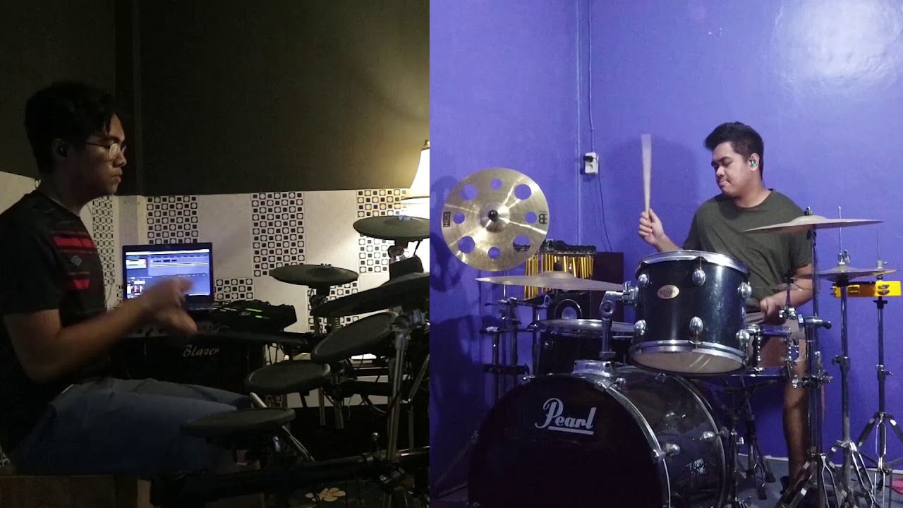 DRUM COVER “RUNAWAY BABY” by Bruno Mars | BARRYL X RIKSA - YouTube