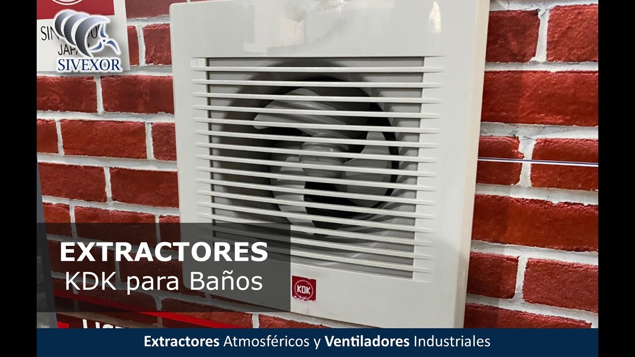 EXTRACTORES KDK 10EGSA Y 15EGSA DE 4 Y 6 PULGADAS - YouTube