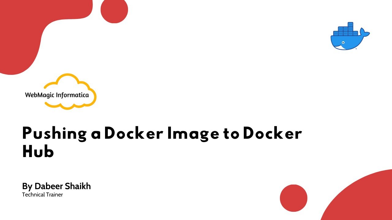 Pushing a Docker Image to Docker Hub - YouTube
