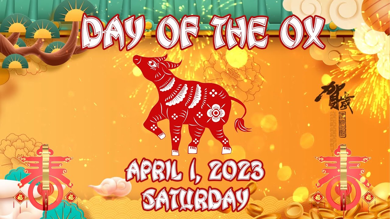 01 April 2023; Saturday, Day of the Ox - YouTube