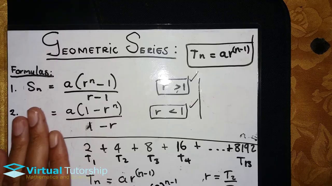 Geometric Series (Grade 12) - YouTube