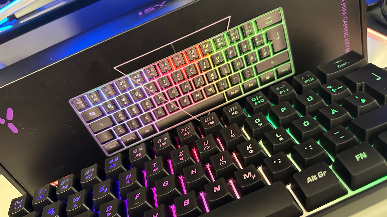 ISY - Multicolor Mini Gaming Keyboard - IGK 3500 #unboxing #gaming # ...