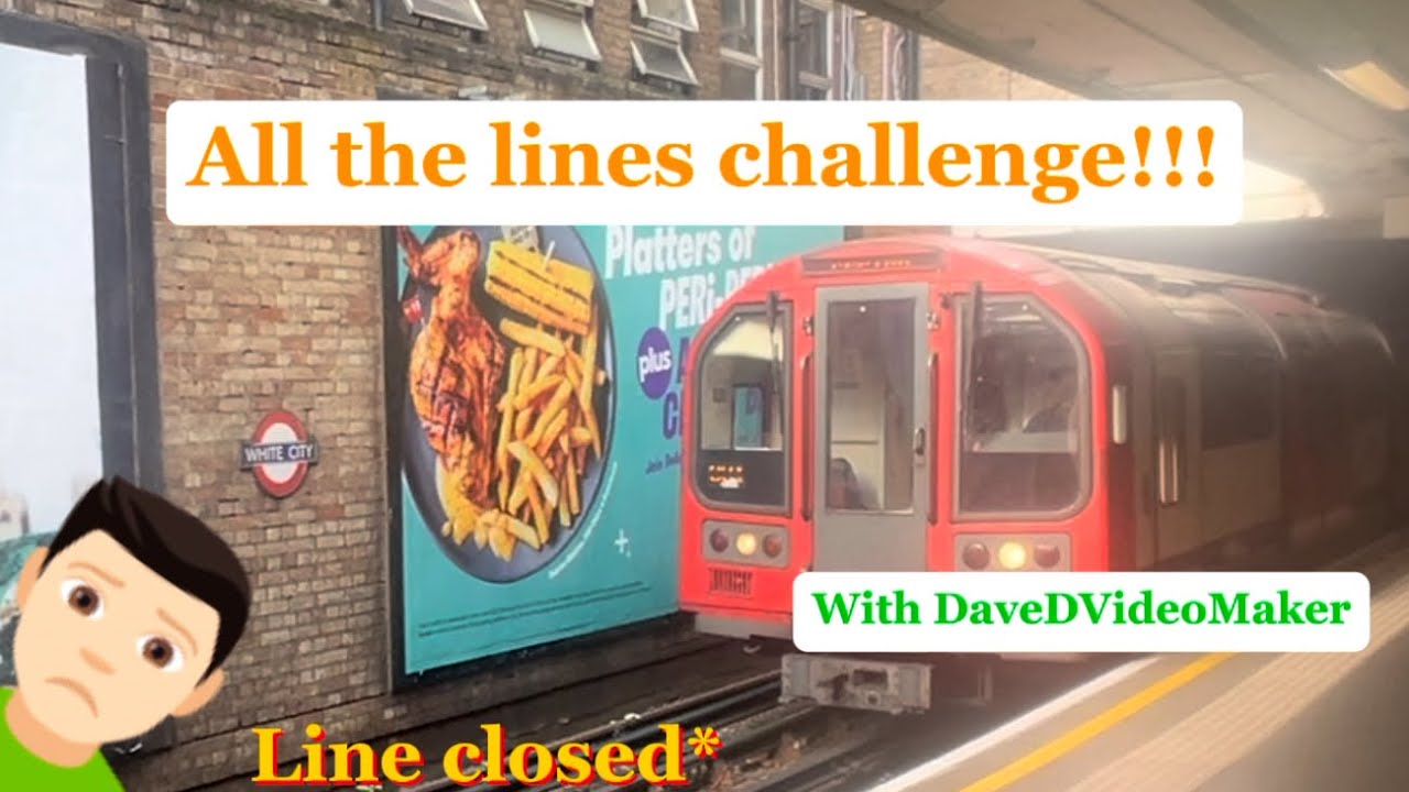 TFL all the lines challenge (with @DaveDVideoMaker ) - YouTube