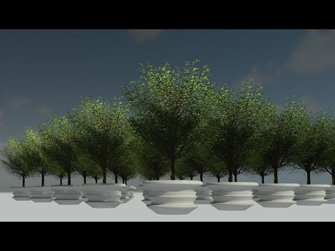 Plant pots - Plants Families for Revit, modelled in Revit - YouTube