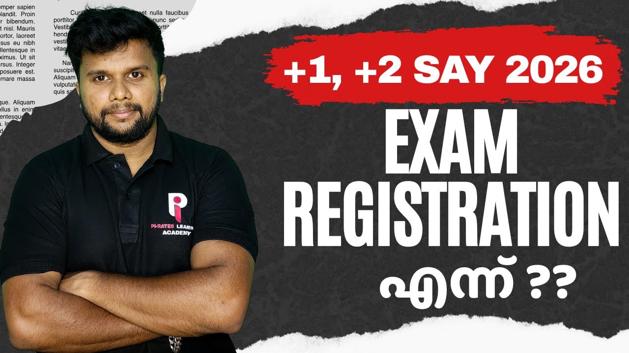 PLUS ONE-PLUS TWO SAY EXAM REGISTRATION 2026 | Pi-Rates Learning - YouTube