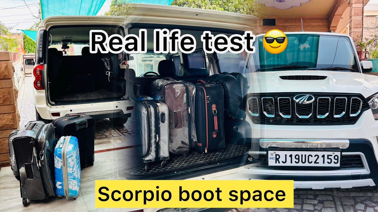 Scorpio s11 Boot Space Real Life Test 🔥 - YouTube