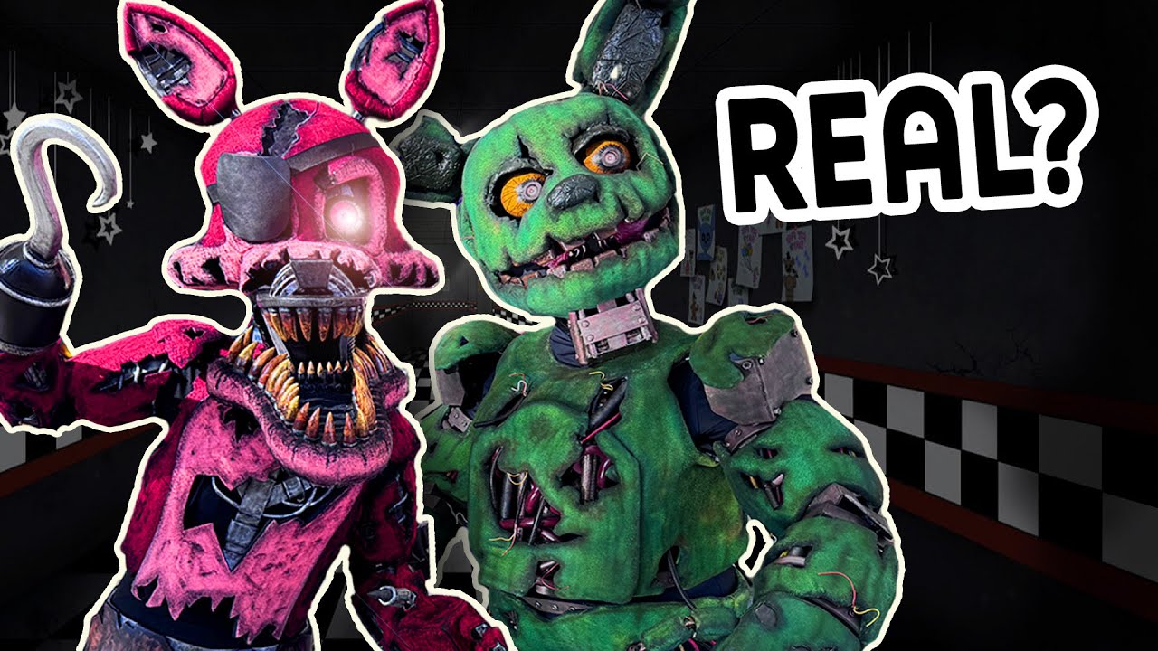 We Found Foxy & Springtrap in REAL LIFE… and They’re SCARY Good! (FNAF ...