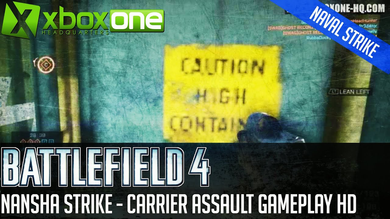 Battlefield 4 Naval Strike NANSHA STRIKE Carrier Assault Xbox One ...