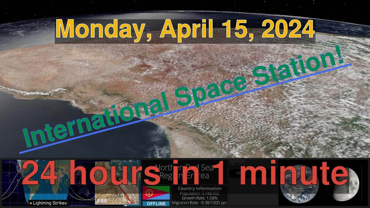 NASA Live Stream of Earth HD camera [04-15-2024] - Daily Time Lapse # ...