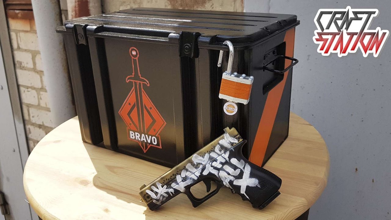How to make Operation Bravo Case CS:GO DIY Free templates - YouTube