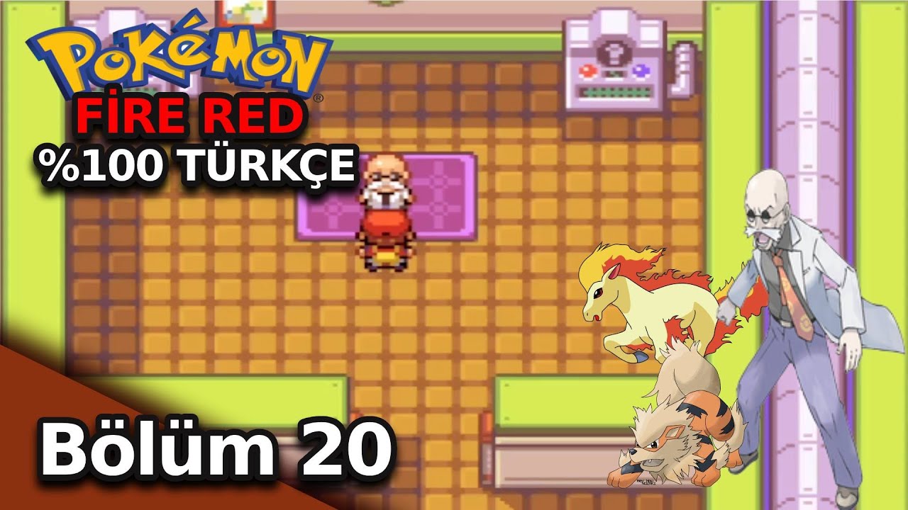 Pokemon Fire RED %100 Türkçe Bölüm 20# Lider BLAİNE - YouTube