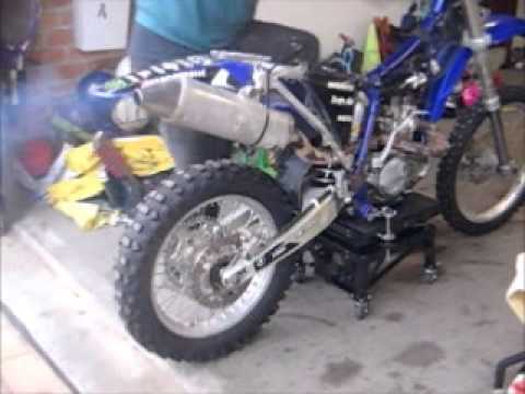 wr450 engine - YouTube