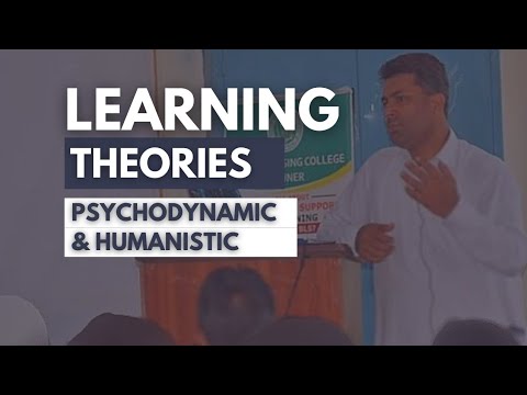 Psychodynamic learning theory & Humanistic learning theory #learning # ...