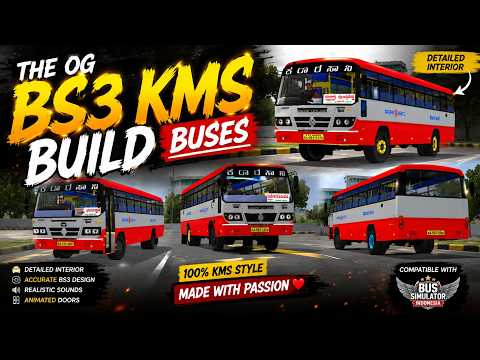 🛑 PRESENTING KSRTC'S THE OG 🔥 BS3 MODS PROMO... (FOR BUS SIMULATOR INDONESIA/INDIA)