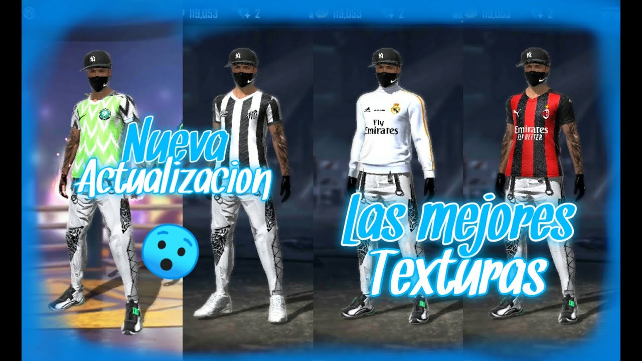 Las Mejores texturas (Nueva Actualización) - FREE FIRE - YouTube