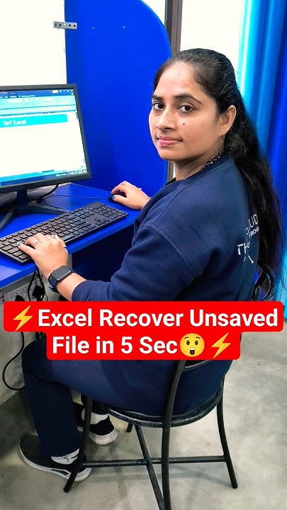 Excel Recover Unsaved File In Just 5 Sec🔥😲 Viral Excel Exceltips Computer Youtube