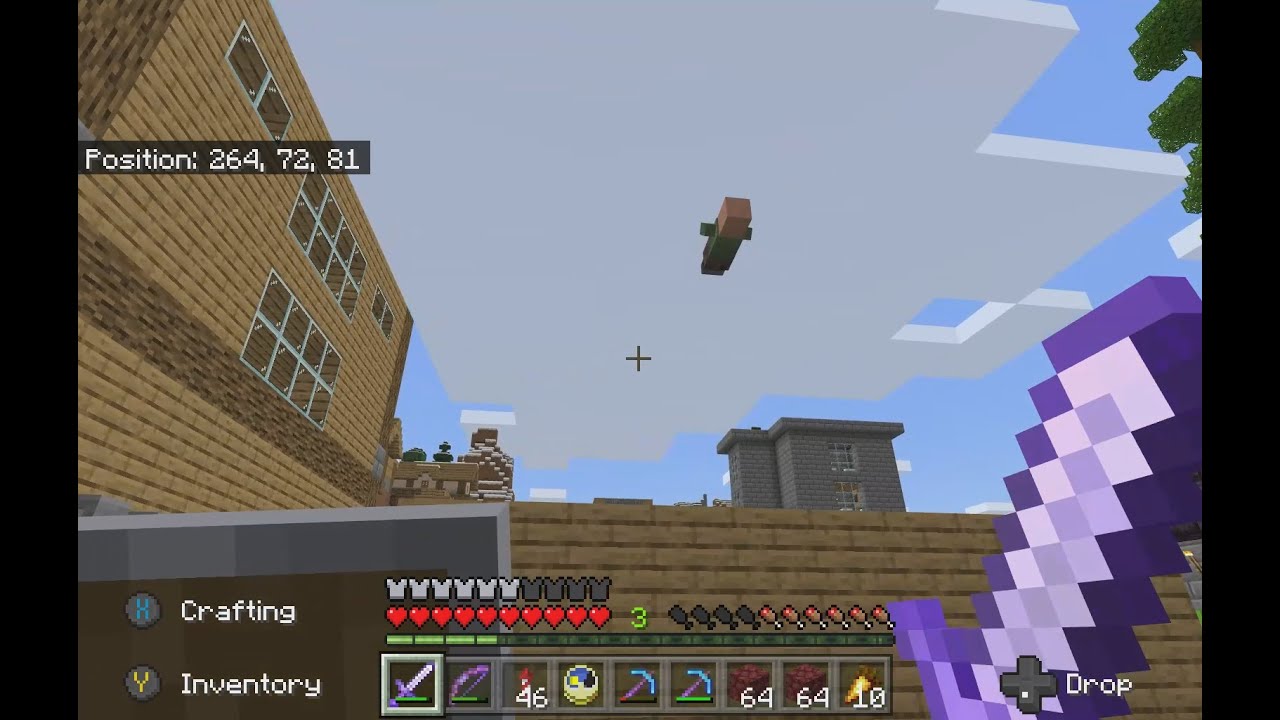 Villagers are floating away! | Minecraft - YouTube