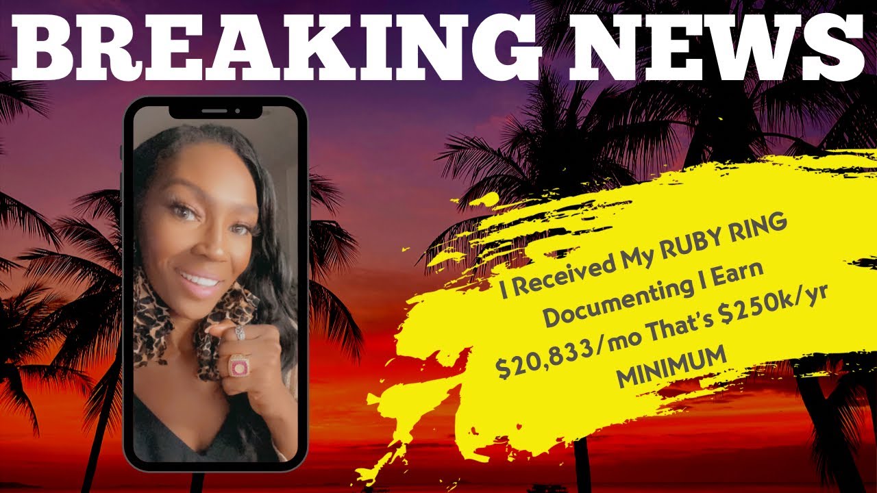 Breaking News: I Received My $250k Ruby Ring September 2023 For My ...