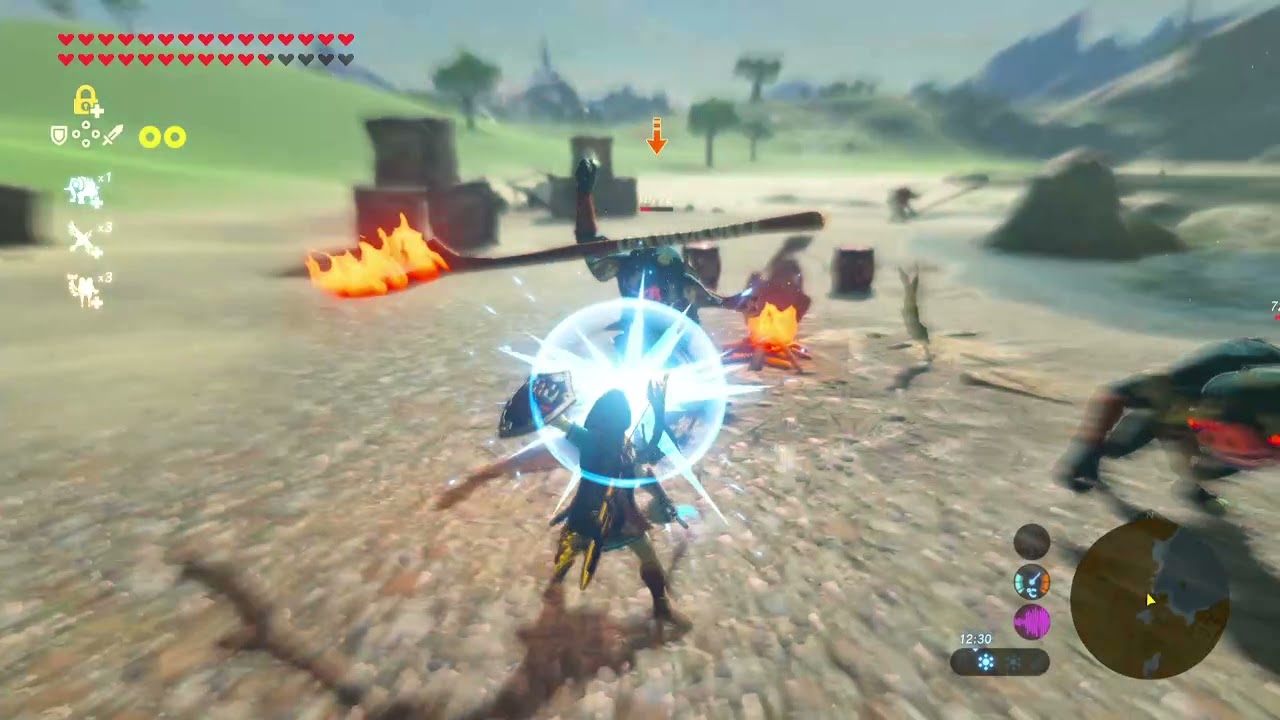 Zelda botw : bokoblins fight 4 - YouTube