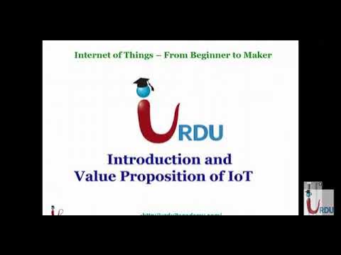 Internet of Things IoT Lecture 01 Intro and value proposition of IoT - YouTube
