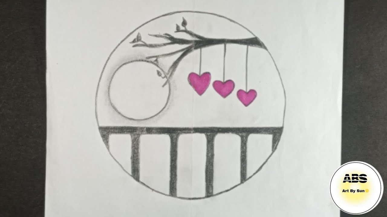 Easy circle drawing || circle drawing for beginners || Pancil drawing ...