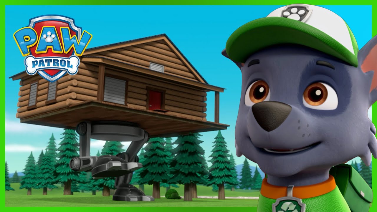 Pups Save Uncle Otis from his Cabin - PAW Patrol UK - Cartoons for Kids ...