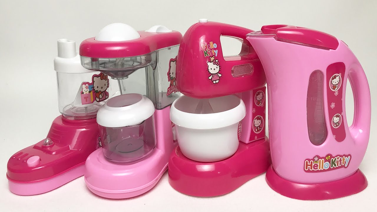 1 Minutes Satisfying with Unboxing Hello Kitty Household Machine Set ...
