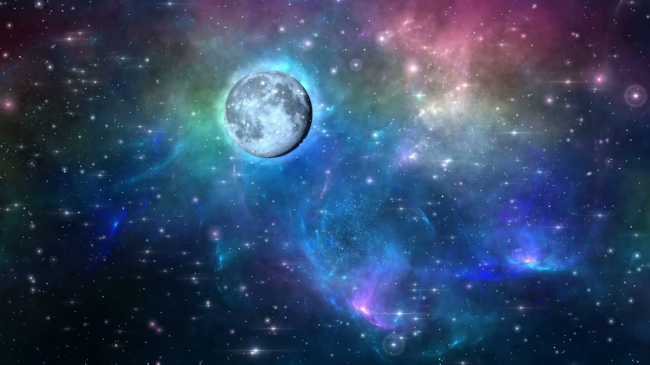 4K Moon Frisbee Galaxy Overlay Animation Shorts HD Free Video Effect ...