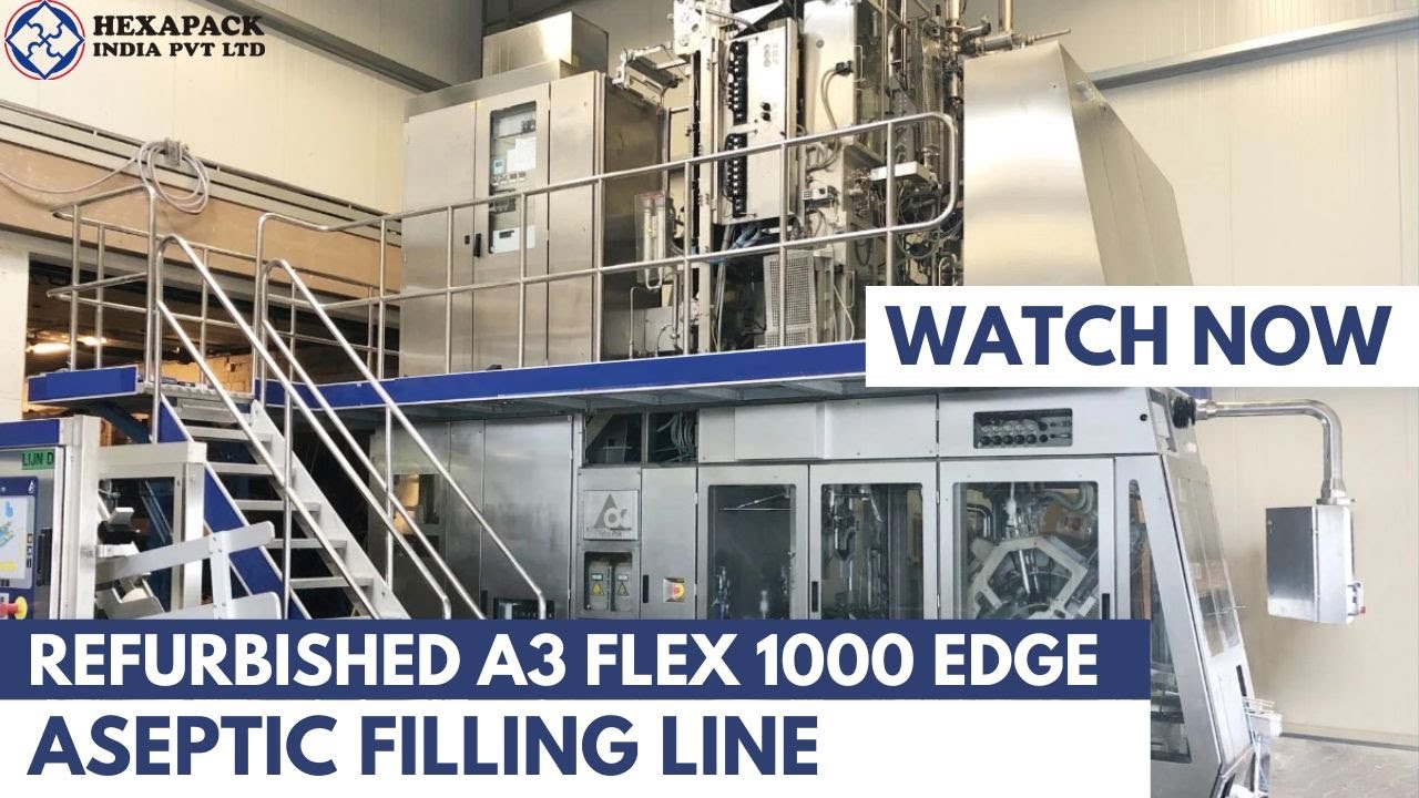 Refurbished A3 Flex 1000 Edge Aseptic Filling Line | Hexapack India Pvt ...