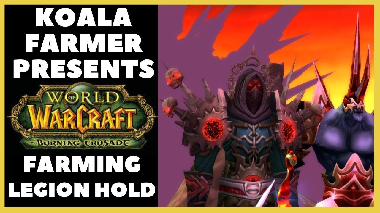 Legion Hold Farming 1hr - Demonology Warlock - Felguard hit good! - YouTube