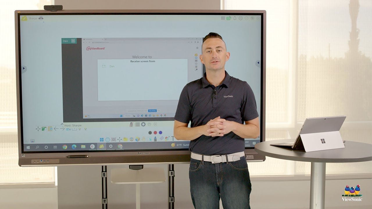 myViewBoard: Casting via the Whiteboard Portal - YouTube