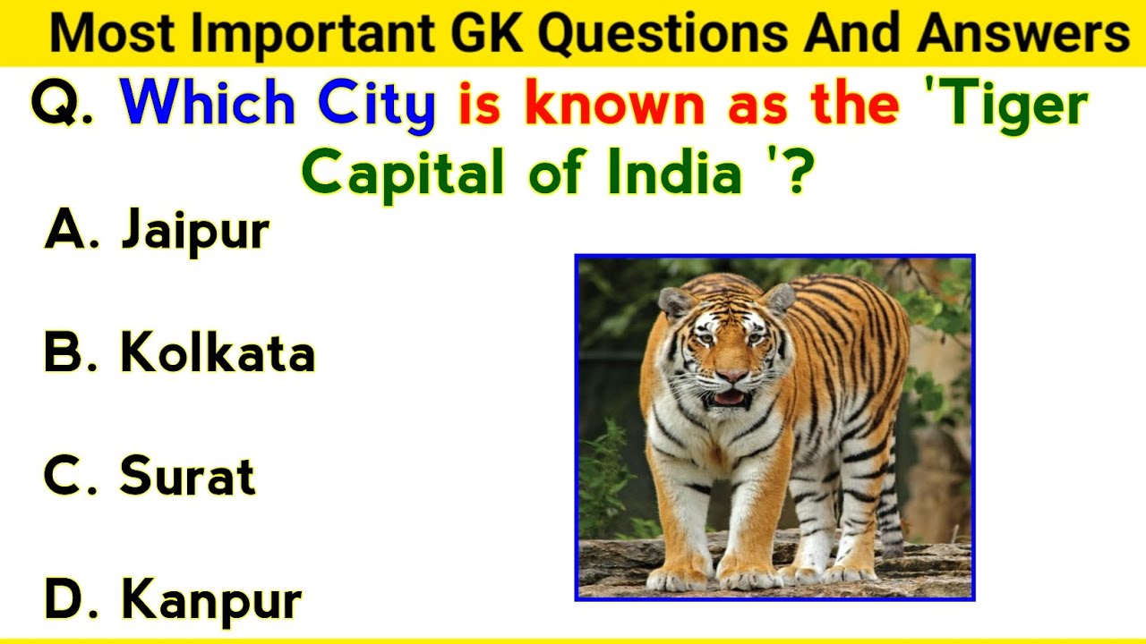 Top 20 GK Questions And Answers || GK In English || GK Quiz ...