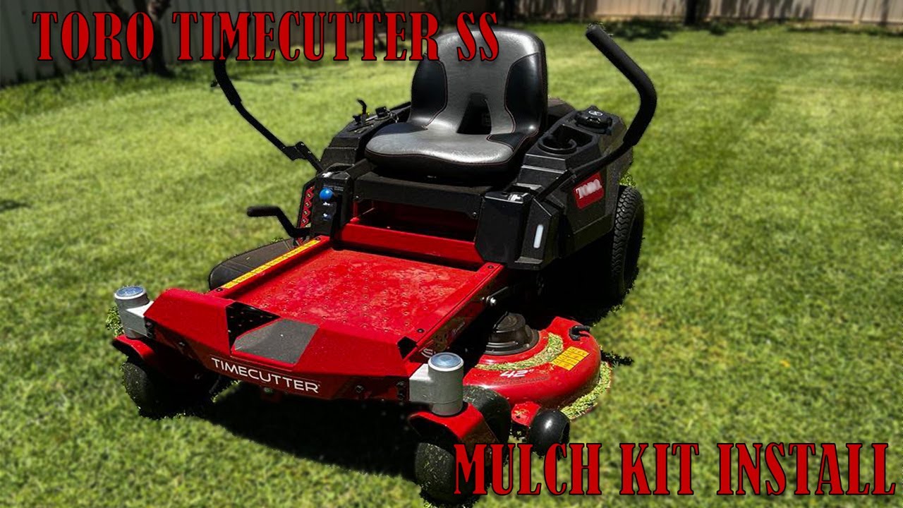 How to install mulch kit on a Toro Timecutter SS 42” Zero turn mower # ...