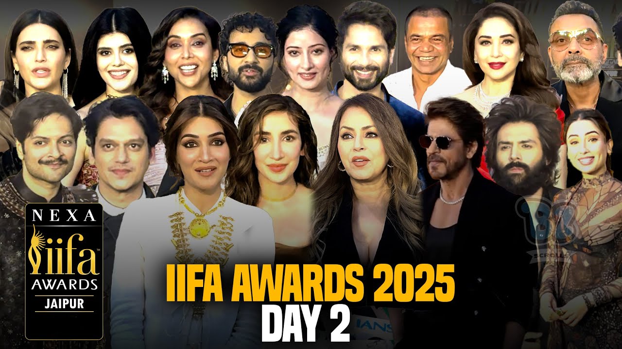 Celebrities Arrive At IFFA Awards 2025 | DAY 2 | SRK, Kartik Aryan ...