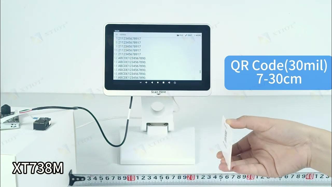 XTIOT XT738M Barcode Scanner Module For Interactive KIOSK - YouTube