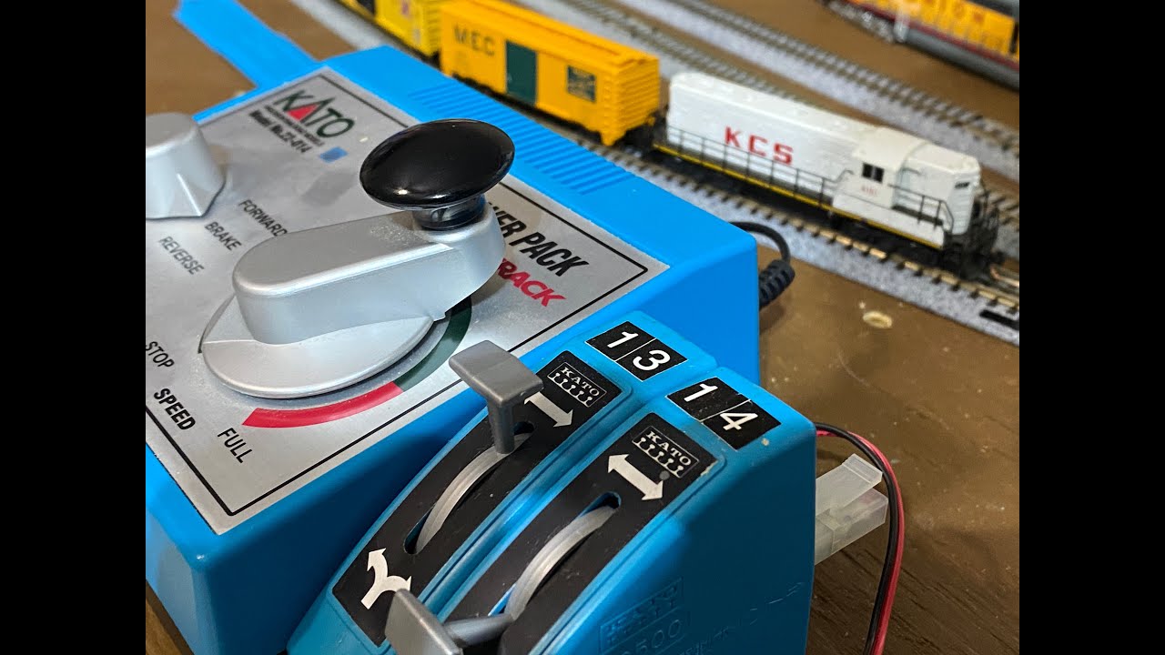 Testing out remote turnouts with an Inglenook switching layout build ...