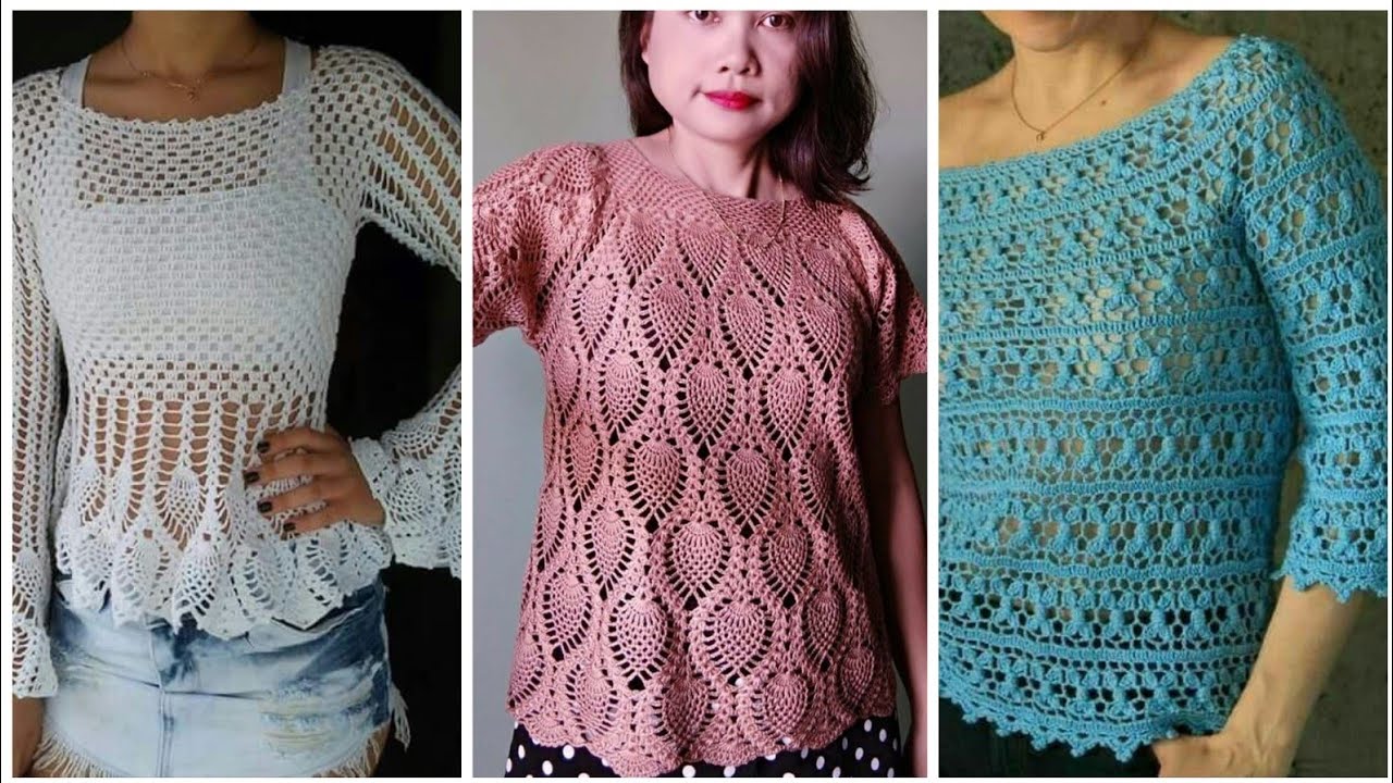 top 🔝 trending crochet with lace patch work and embroidered summer ...